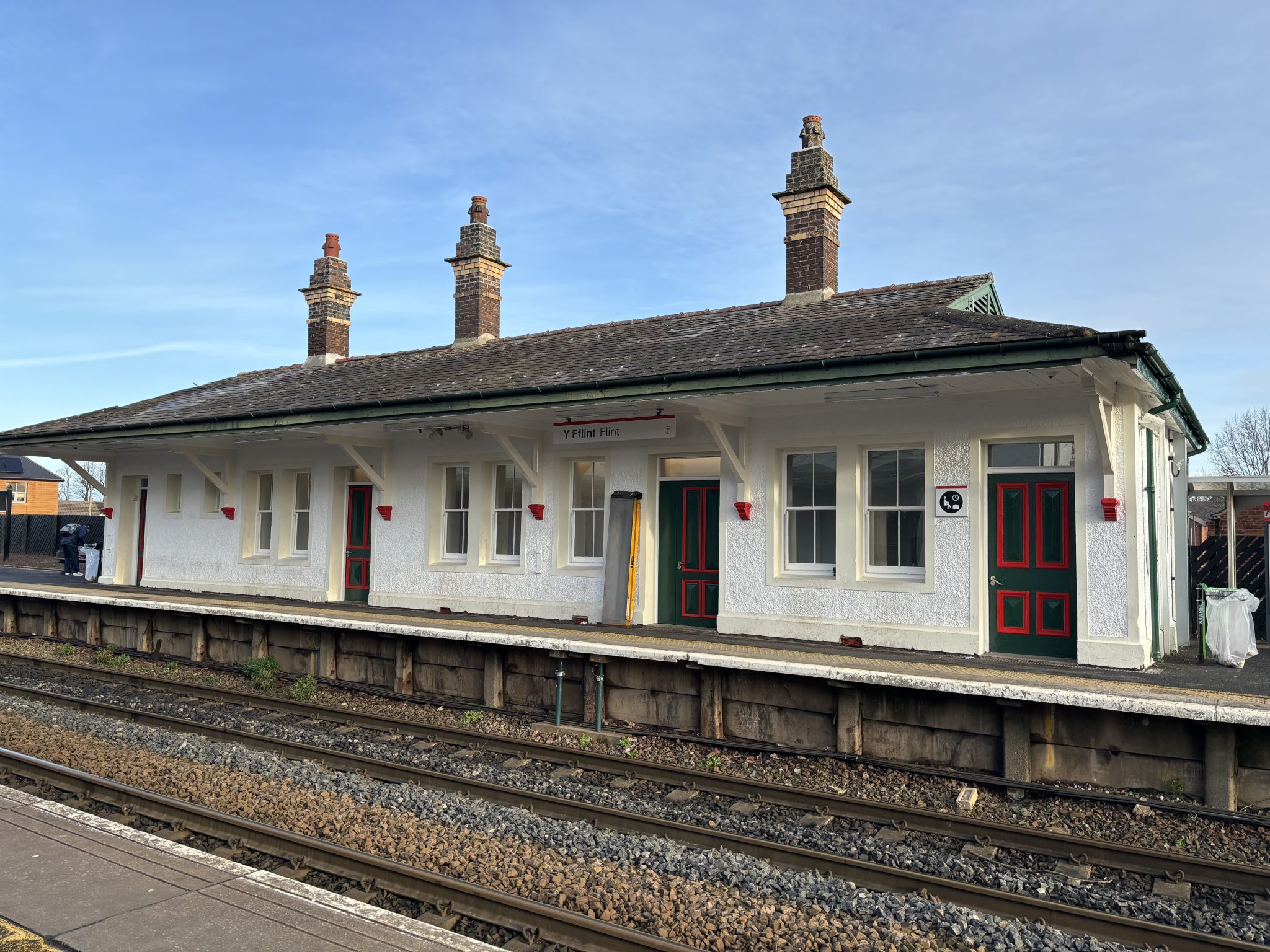 Have you seen the station transformation at Flint Railway Station ...